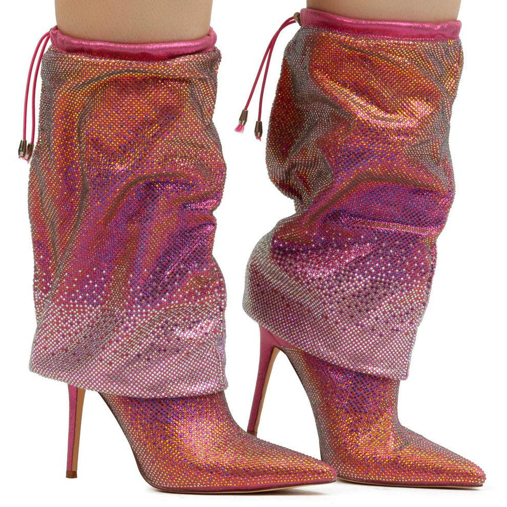 Wishful Stiletto Drape Boot – TiltedSole.com