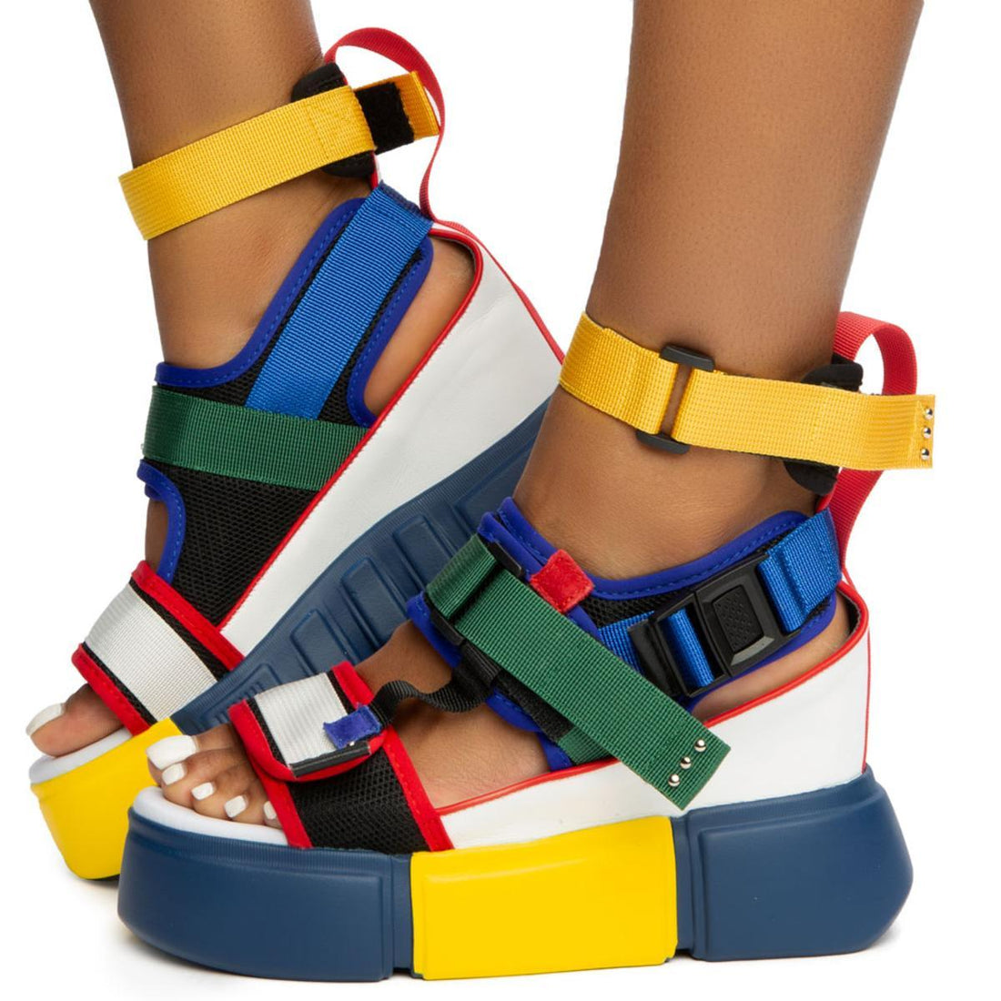 Cranberry-02 Platform Sandals – TiltedSole.com